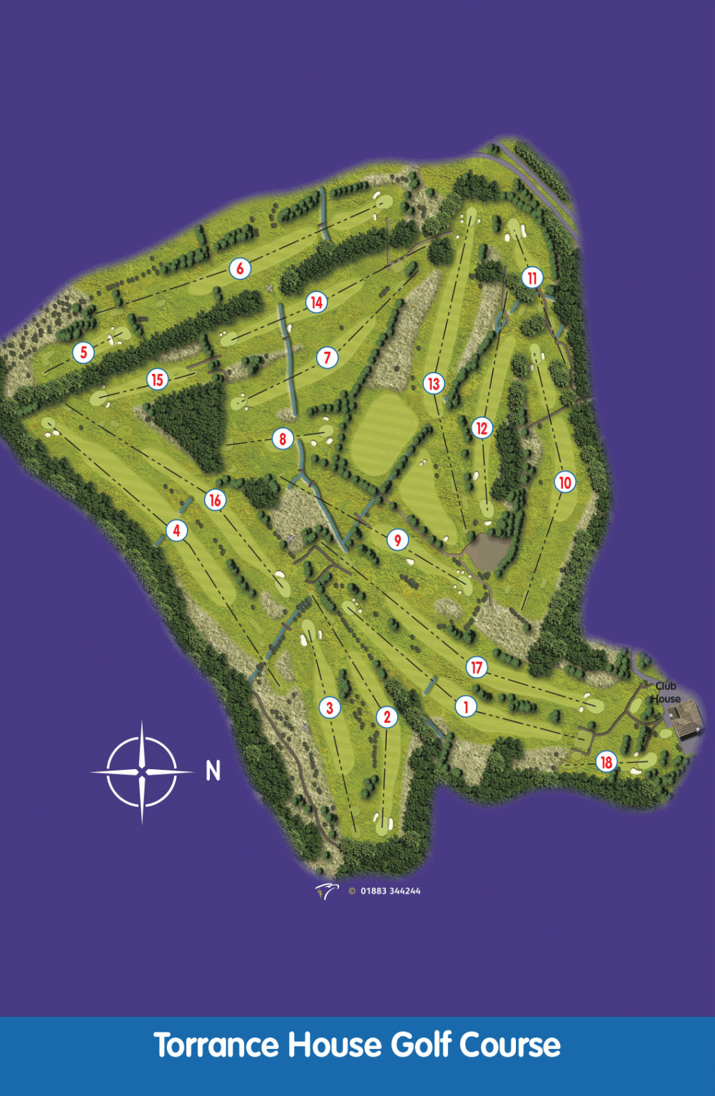 Course Map - Torrance House Golf Club